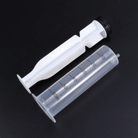 5 Pcs Industrial Plastic Luer Lock Syringes For Feeding Tubes Home Care
