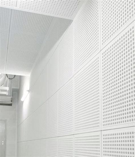 Perforated Gypsum Sound Absorption Wall Panel For Data Centre Gypsum