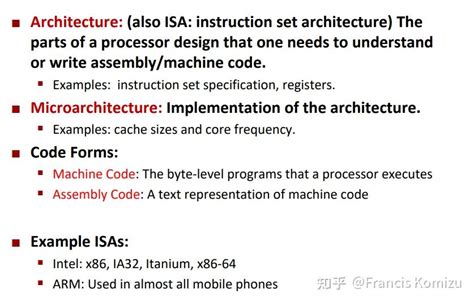 Csapp复习笔记04：machine Basics 知乎