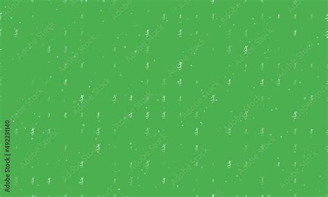 Seamless Background Pattern Of Evenly Spaced White Football Soccer
