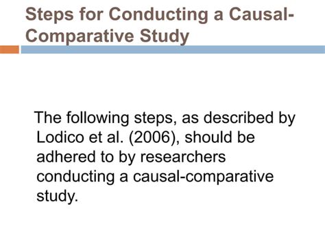 Causal Comparative Research Pptx