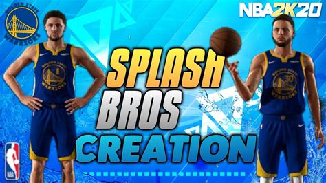 The Official Splash Bros Steph Curry Klay Thompson Face Creation Nba K Creation