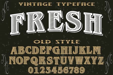 Premium Vector Font Handcrafted Vector Script