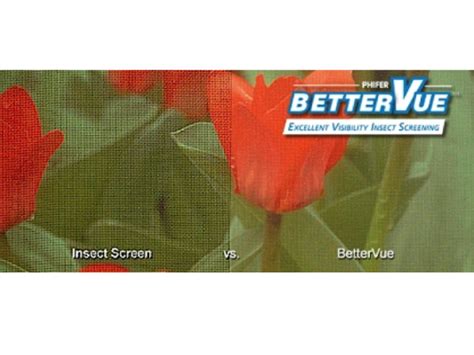 Standard Mesh Vs Phifer Bettervue Screenman Mobile Screening Service