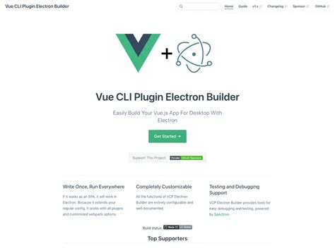 Vue Cli Plugin Electron Builder By Nklayman A Vue Template Built At Lightspeed