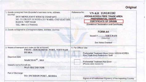 Co Là Gì Quy Trình Xin Cấp Giấy Chứng Nhận Xuất Xứ Hàng Hóa Tại Việt