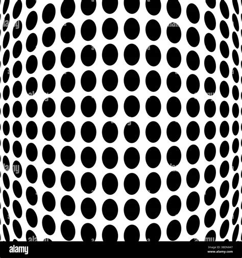 Curved Dots Pattern Abstract Background Dot Pattern That Appears To Bend And Curve Creating A