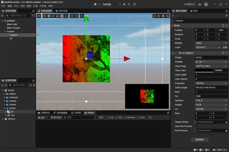 【求助】effect Shader实现渐变效果，编辑器预览正常，浏览器预览不正常 Creator 3 X Cocos中文社区