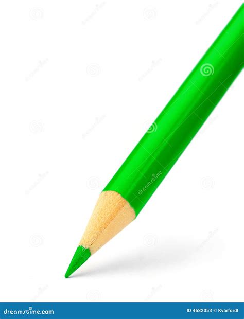 Matita Di Colore Verde Immagine Stock Immagine Di Concetto 4682053