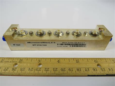 1 New Rf Microwave Bandpass Filter Microwavefilters It R07 0700 5ascct