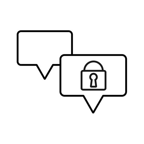 Encryption Message Icon Outline Style 4724662 Vector Art At Vecteezy