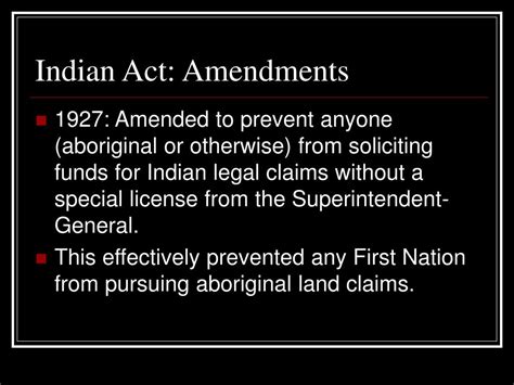 Ppt The Indian Act Powerpoint Presentation Free Download Id5566368