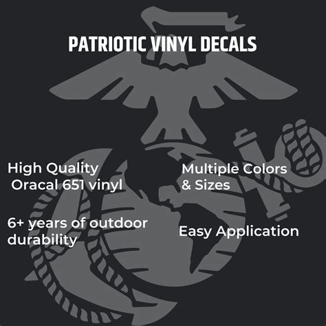Usmc Ega Car Vinyl Decal Marine Corps Car Decal Official Hobbyist Of