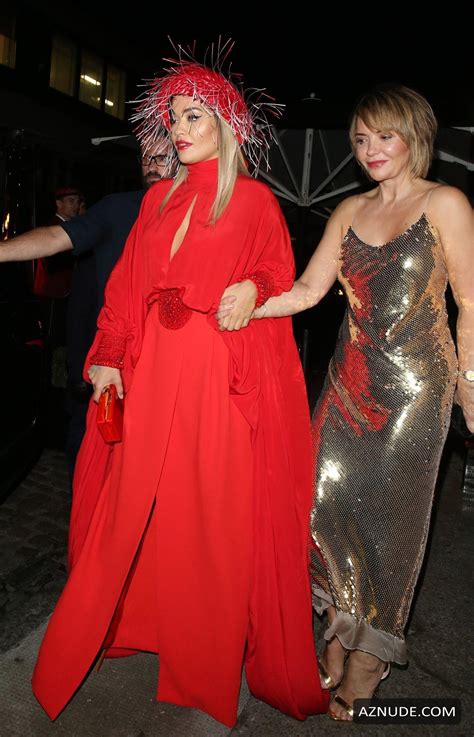 Rita Ora Upskirt At The Cartier London Celebration At The Chiltern