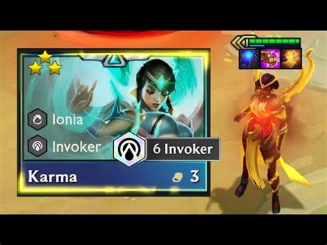 ĐTCL KARMA 6 INVOKER và CÁT KẾT TFT SET 9 YouTube