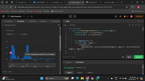 karthikeyan i on linkedin 🚀day 52 of problemsolving 💻 🔗 solved a