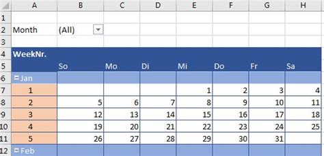 Excel Highlighting Current Date In Pivot Table Calendar Stack