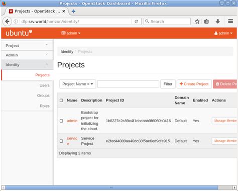 Ubuntu 1604 Lts Openstack Newton Configure Horizon Server World