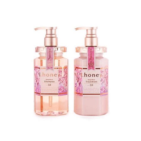 Honey Sakura Deep Moist Shampoo And Treatment Limited Set 啦啦美妆 Lala Beauty