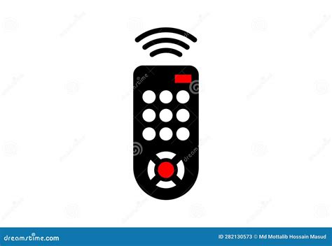 Creative Remote Logo Design Vector Illustration Stock Illustration