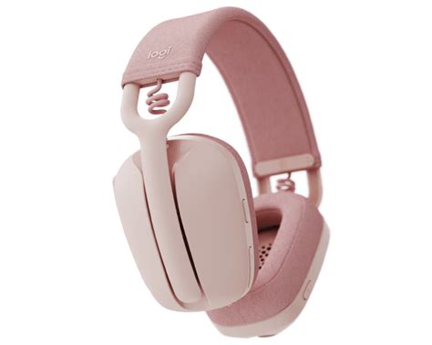 Logitech Zone Vibe100 Wireless Headset Slušalice Sa Mikrofonom Roze Coral Computers
