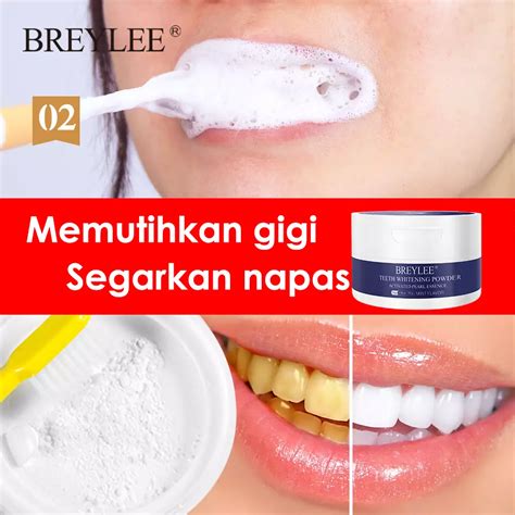 Jual Breylee Bpom Breylee Teeth Whitening Powder Mencerahkan Gigi