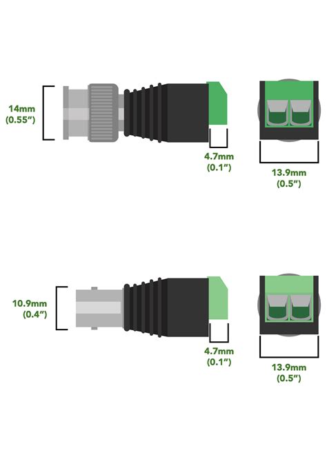 Atlas Scientific Male And Female Bnc With Terminal Screws 2 Pack Sensors And Probes Sensors