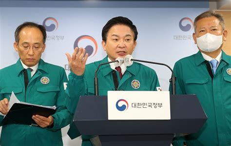 원희룡 “안전운임제 3년 연장안 화물연대 파업으로 무효화 돼”