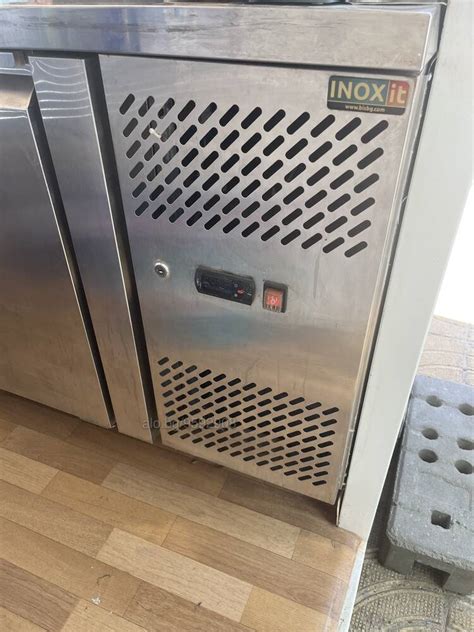 Хладилна маса с четири врати Хладилна маса шкаф Inoxit Инокс Хладилници Фризери Бурга