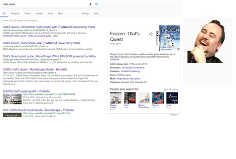 When You Want An Olafs Quest Guide But Get Frozen Movie Rrunescape