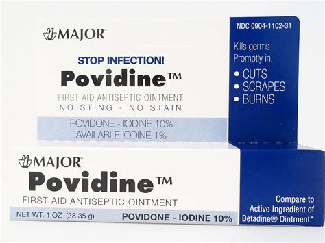 Rugby First Aid Antiseptic Ointment 10 Povidone Iodine
