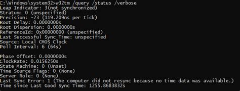 no synchronization using ptp on a windows 10 machine · issue 438