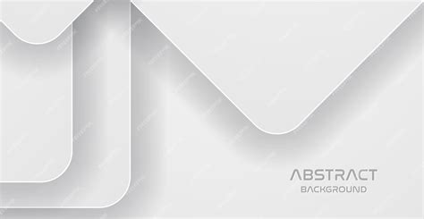 Premium Vector White Paper Cut Background Abstract Realistic Papercut Decoration