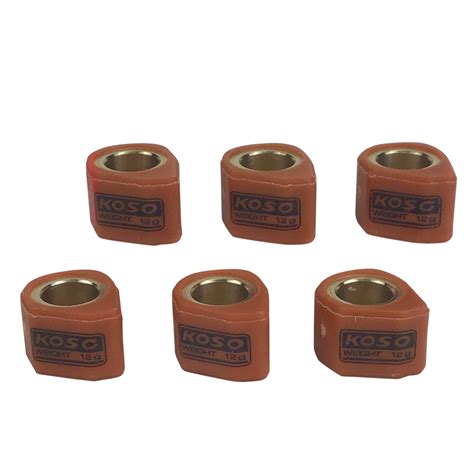 18x14 12 Gram Variator Slider Weight Kit Gy6 125cc 150cc 170cc