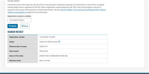 How To Verify Qst In Canada Lookup Tax