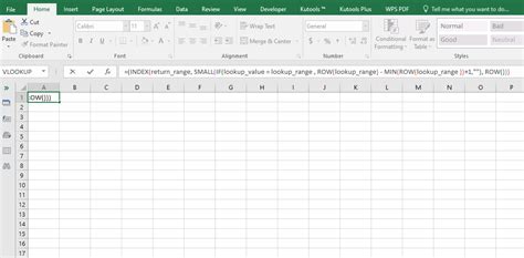 How To Return Multiple Values Vertically With Vlookup Excel