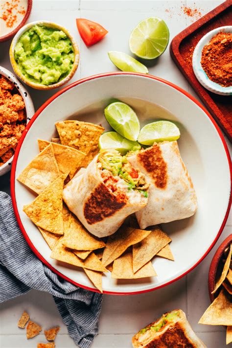 Ultimate Vegan Burrito Crunchwrap Inspired Minimalist Baker