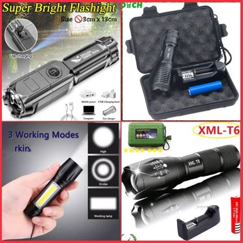 Jual SENTER LED CAS LAMPU CAMPING EMERGENCY SWAT POLICE Charge Shopee