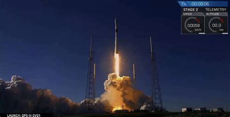 スペースx、次世代「gps Iii」衛星をファルコン9で打ち上げ