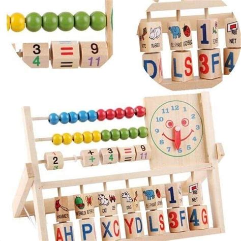 ชุดเรียนรู้คำศัพท์ไม้ ลูกคิด บวกเลข ของเล่นเสริมทักษะ และพัฒนาการของเด็ก ️ พิกัด📍 🔵 S