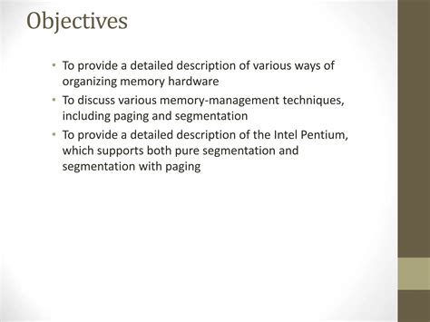 Operating Systems Main Memory Management Ppt
