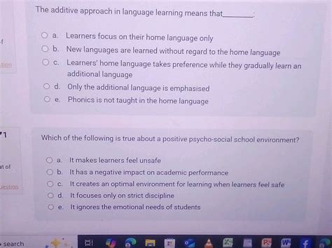 The Additive Approach In Language Learning Studyx
