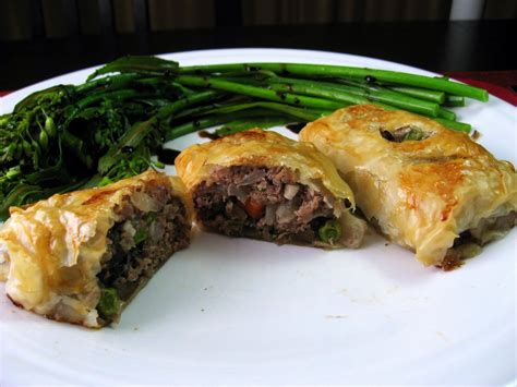 Robyn Cooks Phyllo Wrapped Ground Beef And Vegetable Pastries