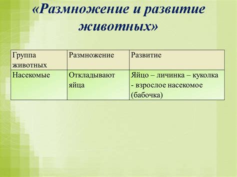 Размножение и развитие животных 3 класс презентация онлайн