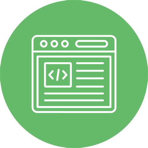 Web Coding Generic Color Fill Icon