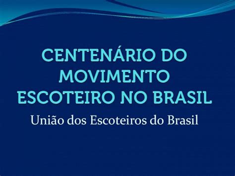 PDF União dos Escoteiros do Brasil Escoteiros de Santa Catarina Zimbabwe A idéia motiva