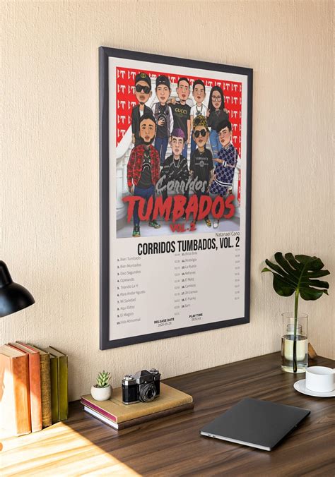 Natanael Cano Corridos Tumbados Vol 2 Album Cover Poster Etsy