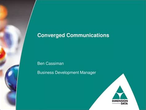 PPT Converged Communications PowerPoint Presentation Free Download ID