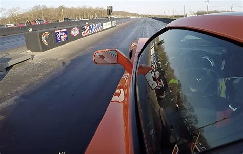 Stock 2019 Chevrolet Corvette Zr1 Manual 1 4 Mile Drag Racing Timeslip