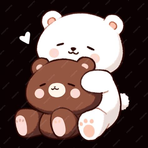 Premium Photo There Is A Teddy Bear Hugging A Smaller Teddy Bear